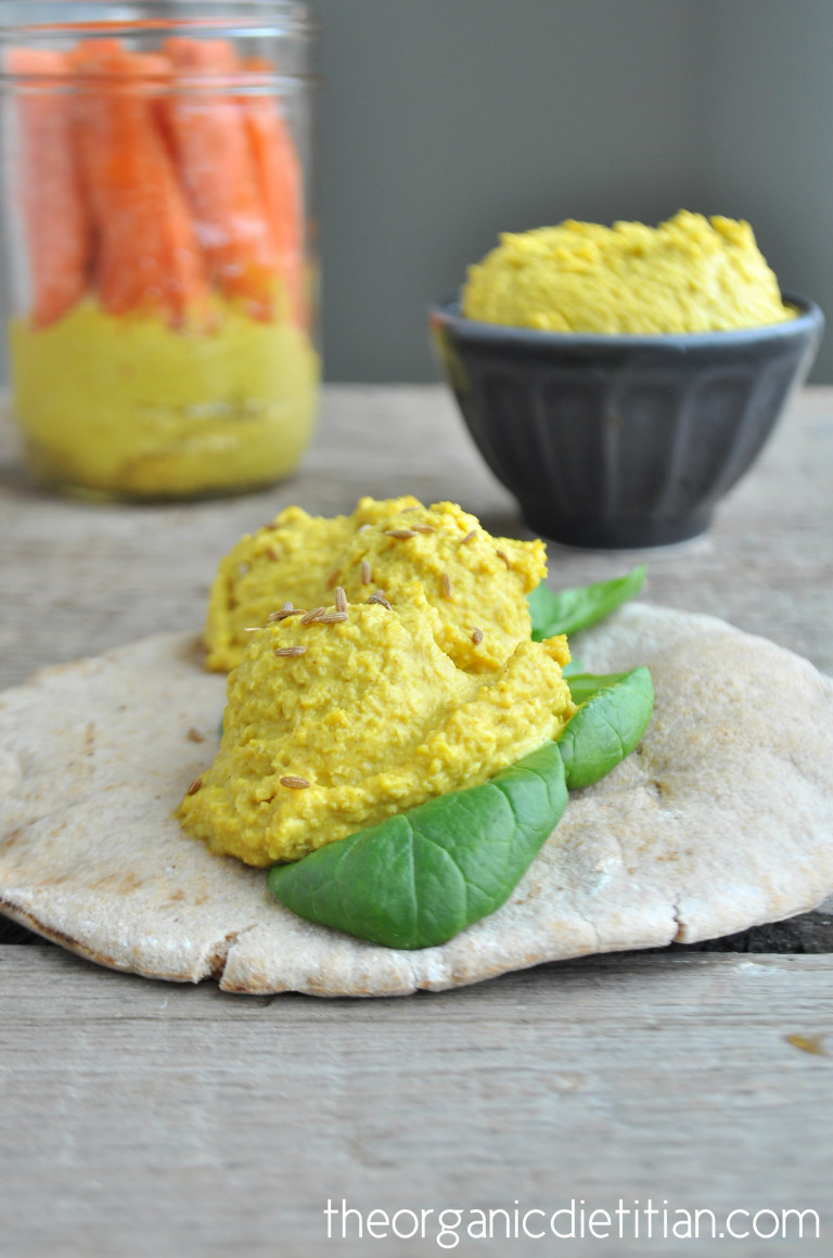 Toasted Cumin Hummus - The Organic Dietitian