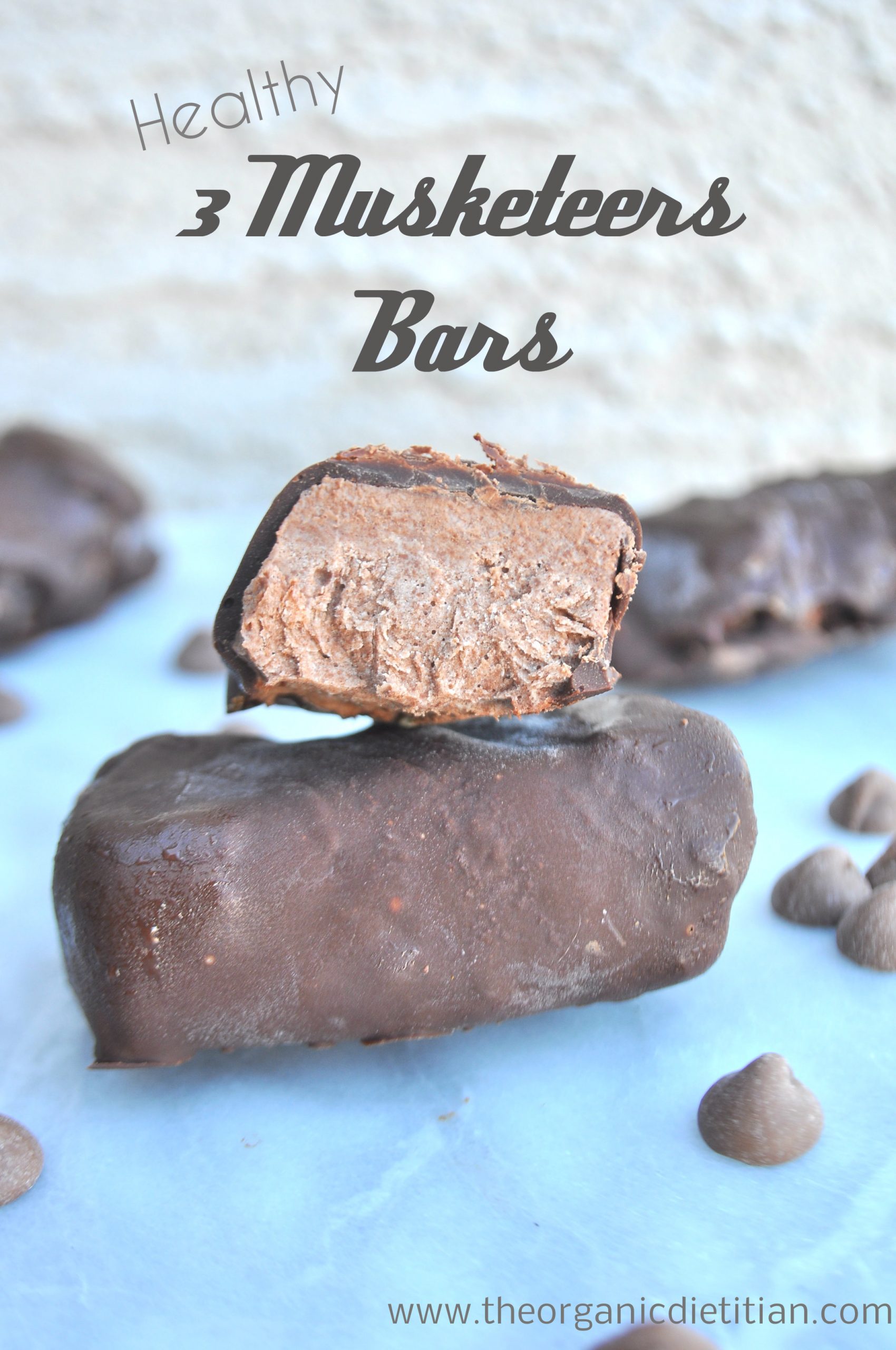 Healthy 3 Musketeers and Milky Way Bars - The Organic Dietitian
