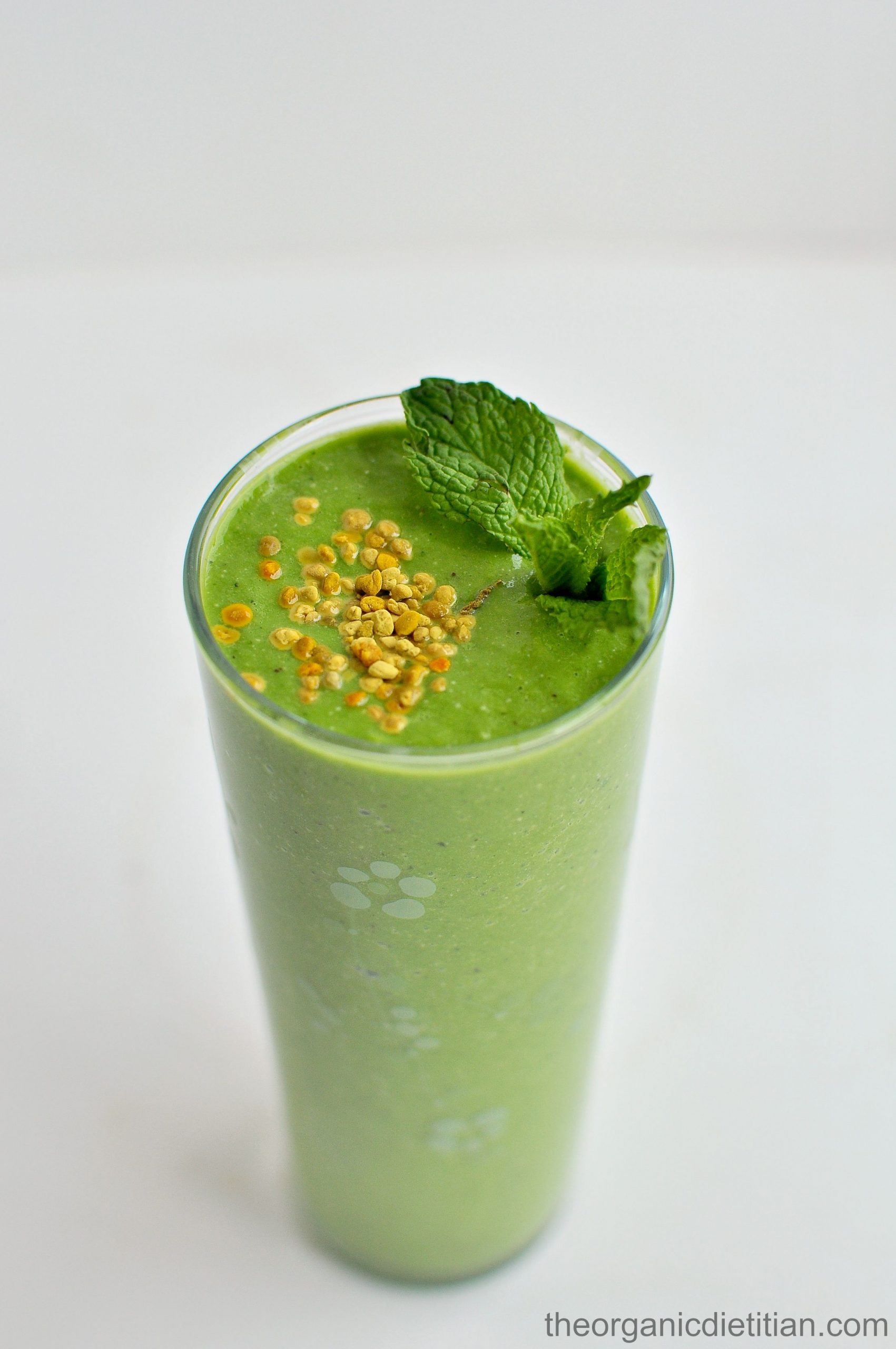 Green Monster Mojito Smoothie 3 - The Organic Dietitian